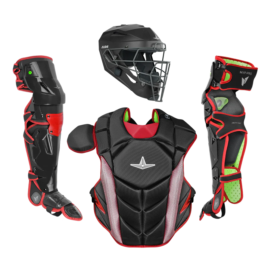 All Star MVP-PRO Series Intermediate Catching Kit: CKCC-5-LT-MED-BK_SC
